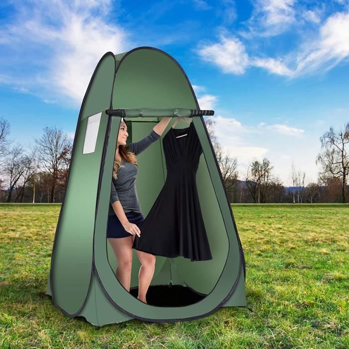 RELAX4LIFE Tente de Douche Instantanée Toilettes Vestiaire pour Camping ...