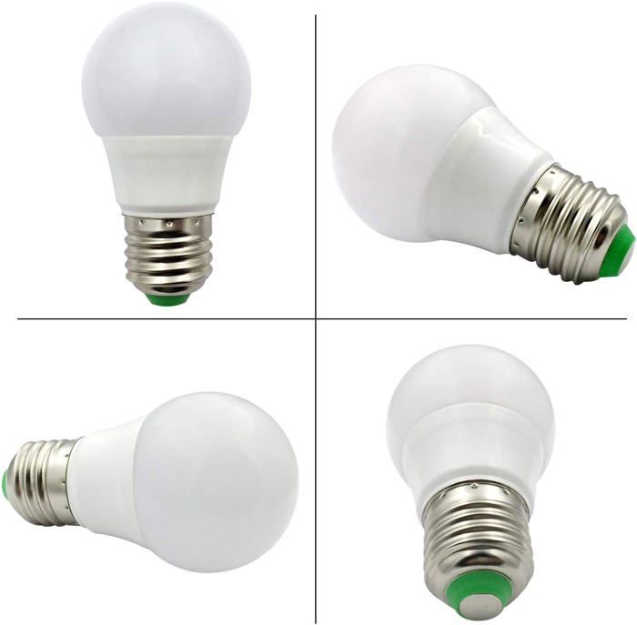 Lot de 3 ampoules LED E27 12 V ACDC 3 W A50 30 W halogne basse tension Edison Screw dans ...