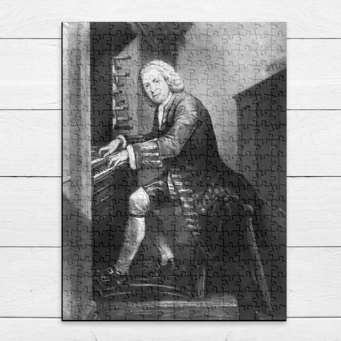 Puzzle Classique 280 pièces Jean Sébastien Bach Gravure de Star ...