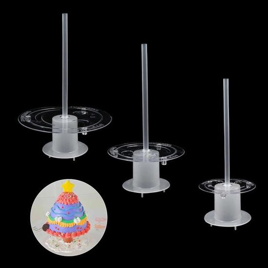 Support Gâteau Plateau Gateaux Presentoire 3 Pièces Présentoir À ...