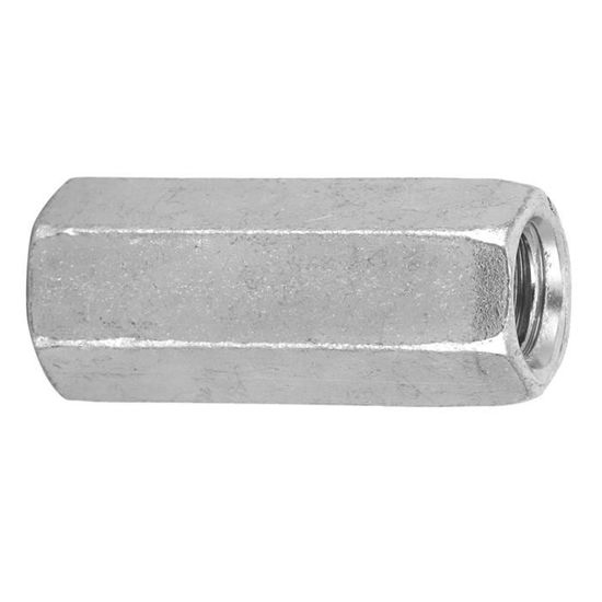 Ecrous à Tige Longue Hexagonales - QQMORA - Lot de 10 - Acier au carbone zingué - M8 * 30 ...