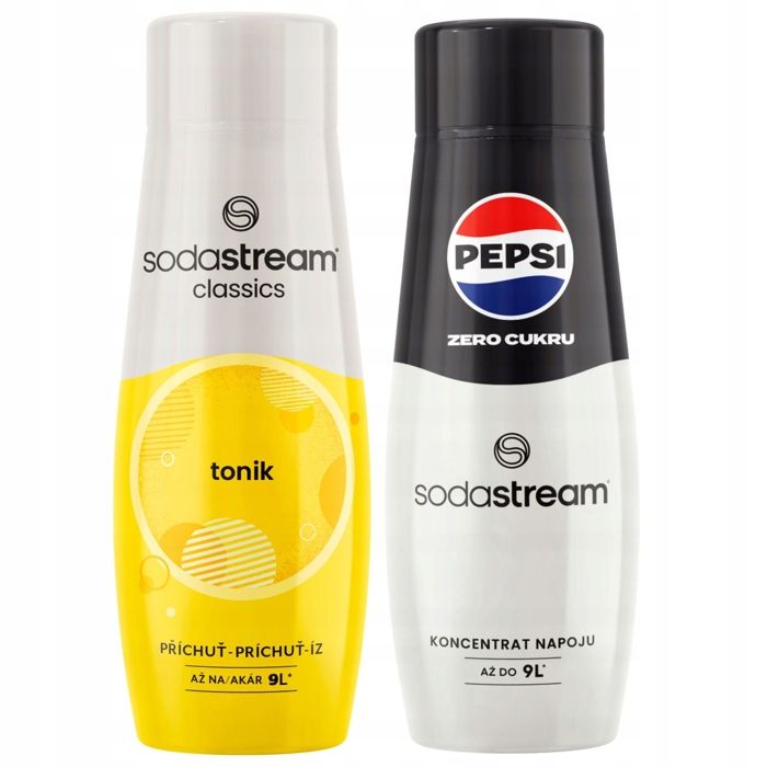 2x Sirop tonique Sodastream Tonic + eau concentrée sans sucre Pepsi Max ...