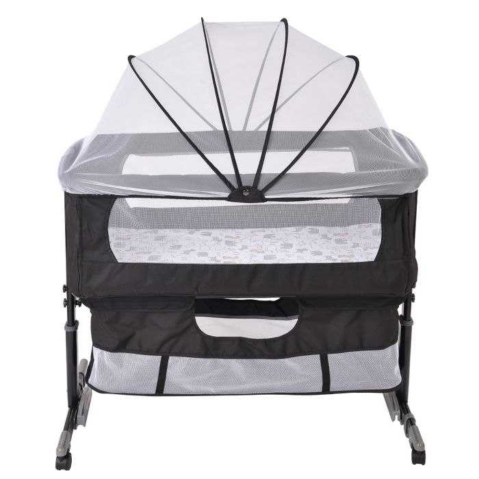 Lit Bébé Cododo Mobile avec Fonction Bascule - Hauteur Réglable 4 ...
