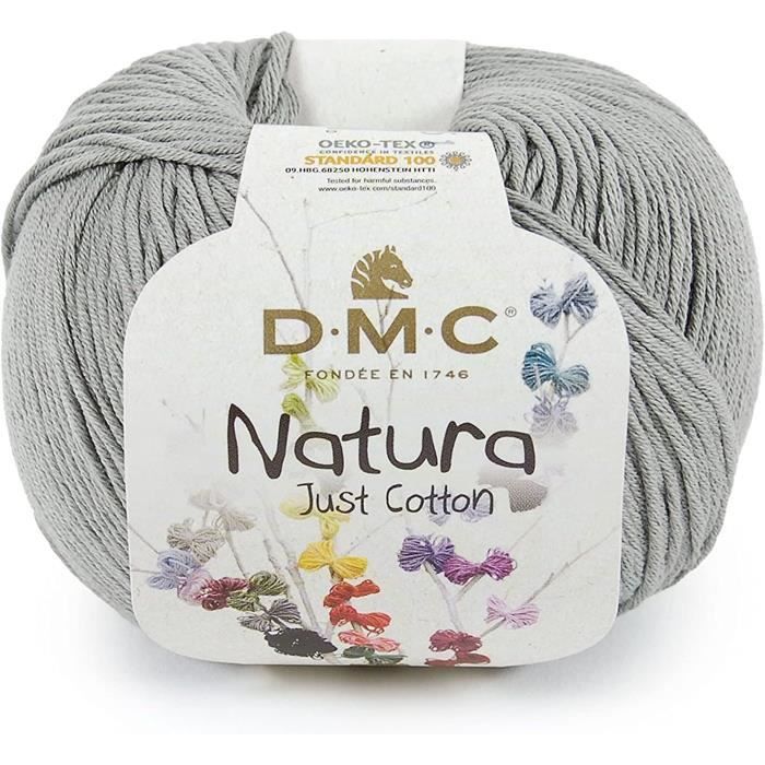 Fil Natura - Pelote De Fil À Tricoter Et À Crocheter | 100% Coton - Idéal Pour Déco Et Vêtements ...
