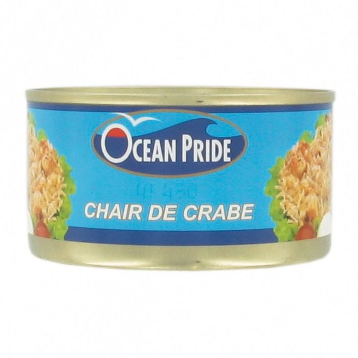 Chair blanche de crabe en conserve - Origine FRANCE - Marque Ocean ...