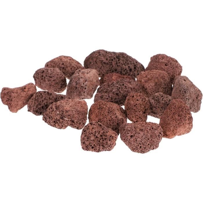 Pierres de Lave volcaniques Rouges Roches Volcaniques Ornement pour ...