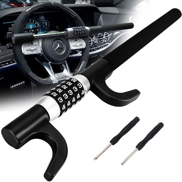 Antivol Voiture, Canne Antivol Voiture, Bloque Volant, Barre Antivol ...