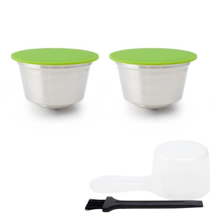 Capsule réutilisable pour Dolce Gusto, dosette en acier inoxydable ...