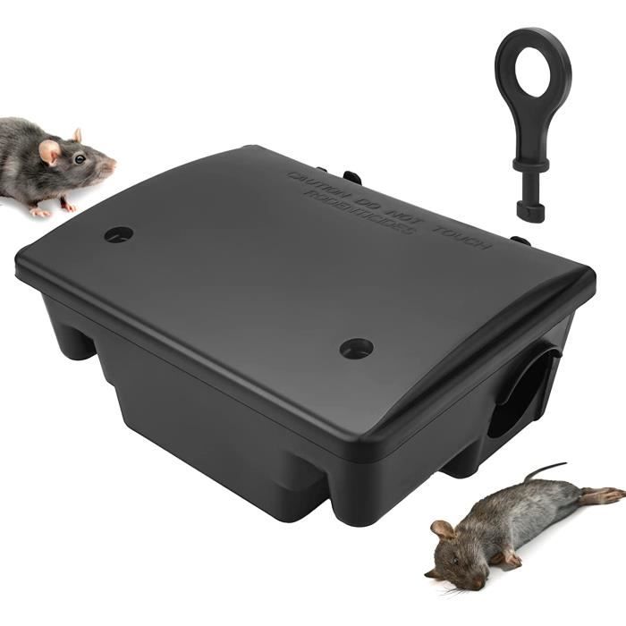AJW-Boîte à Appâts Boîtes à Appâts pour Rats Station D'Appâts pour Rat ...