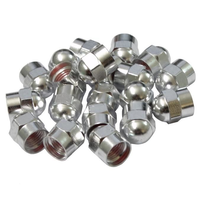 AERZETIX: Lot de 20 bouchons de valve chromés pour auto moto vélo ... AERZETIX: Lot de 20 bouchons de valve chromés pour auto moto vélo ...