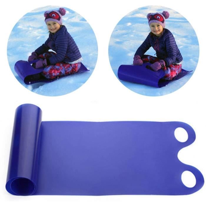 Luge à neige pliable et portable avec poignée ouverte pour enfants et ...