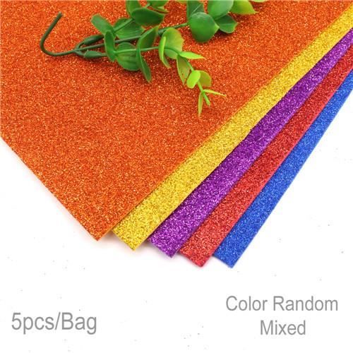 Papier à plier,5 feuilles de papier mousse pailleté,20x30cm,papier ...