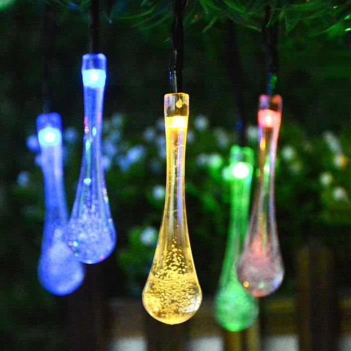 Balise - borne solaireLanterne solaire d'extérieur de 6M,guirlande ...