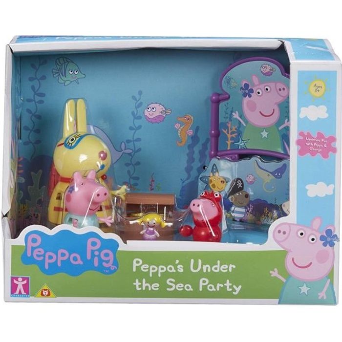 Ensemble de jeux - CHARACTER OPTIONS - Peppa Pig Under The SEA Party ...