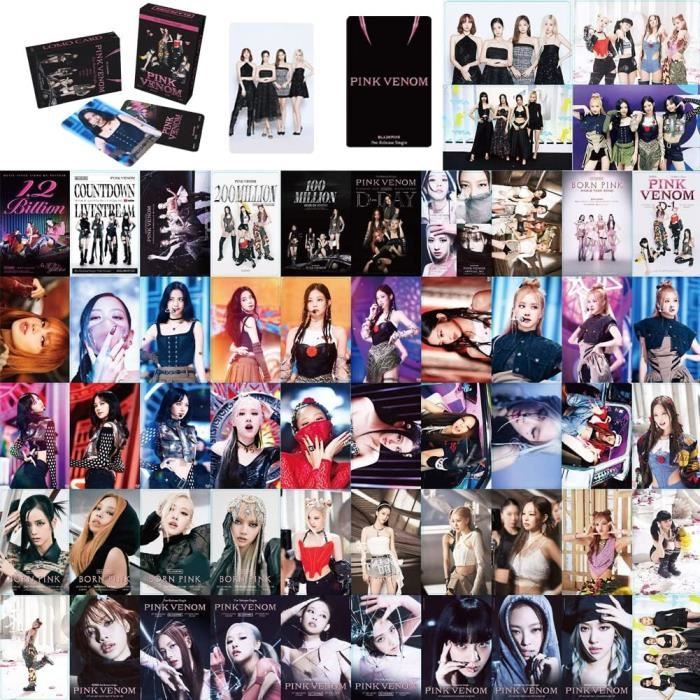 Kpop Bp Lomo Cards,2 Pack-108Pcs Bp Mini Lomo Cards,Pink Album Lomo ...