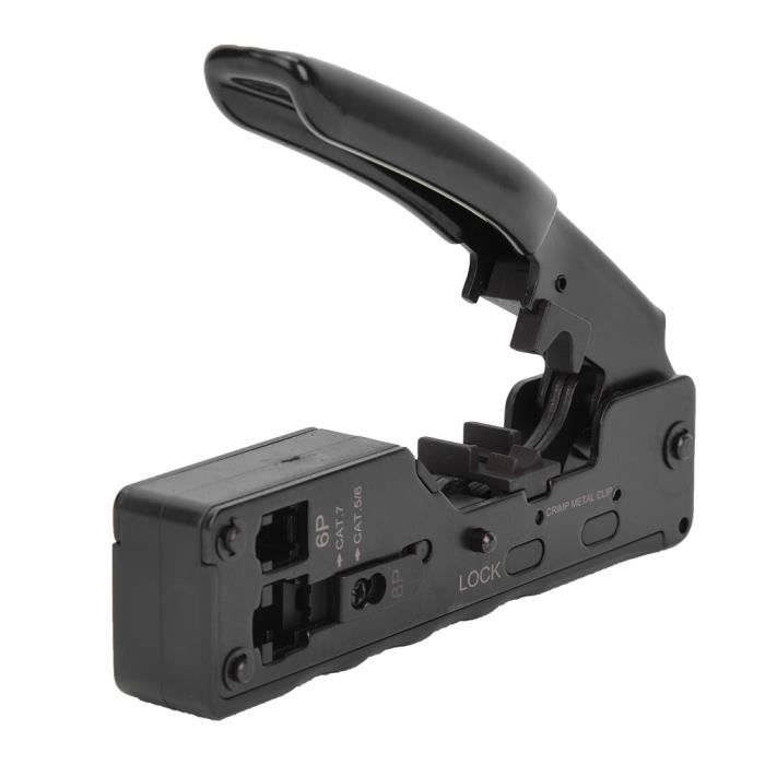 Pince à sertir réseau GOTOTOP - RJ45 RJ12/11 - Acier laminé à froid de ...