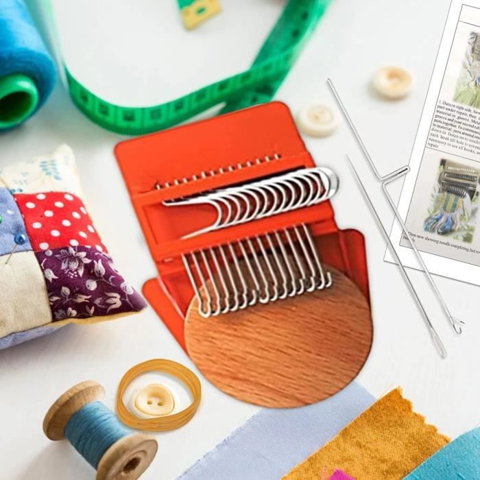 Mini kit d'outils de tissage de métier à tisser Mini métier à tisser ...