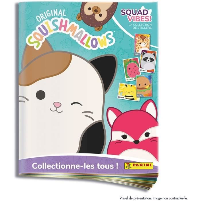 Album - PANINI - Squishmallows - 188 stickers et 40 pages - Cdiscount Jeux - Jouets