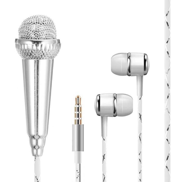 Mini micro portable karaoké,petit micro,chant Asmr,statique ...