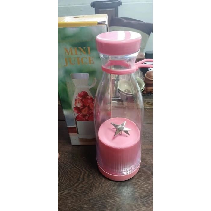 Mini Jus de Fruits et Légumes Portable Ju479 USB à 6 Lames,Mélangeur de ...
