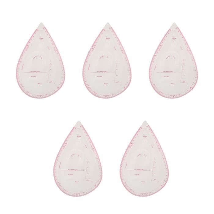 Fangming-Ensemble de règles de courbe Kit de Règle de Courbe 5pcs ...
