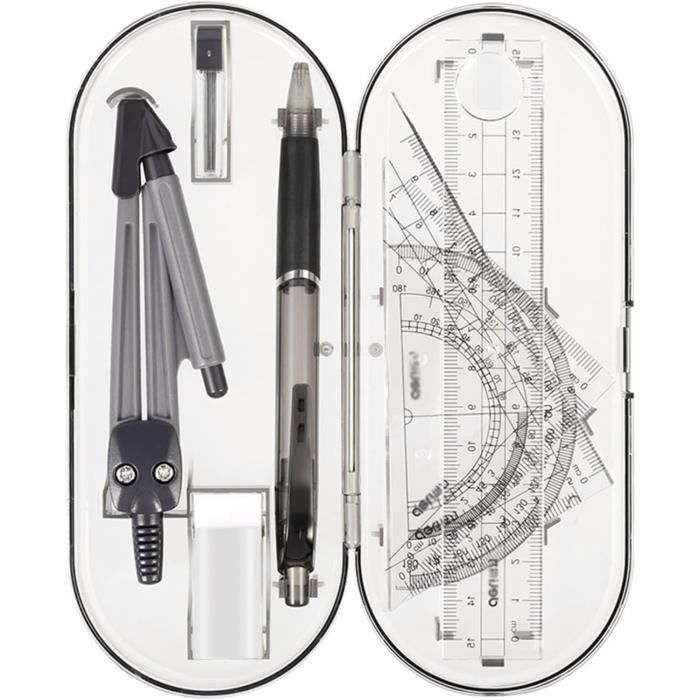 Compas de Géométrie Kit de géométrie mathématique fournitures for ...