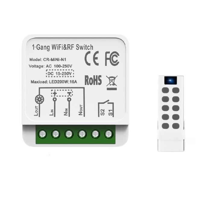Diy Smart Home Wifi Module De Commutation Sans Fil Tuya Smart Life App