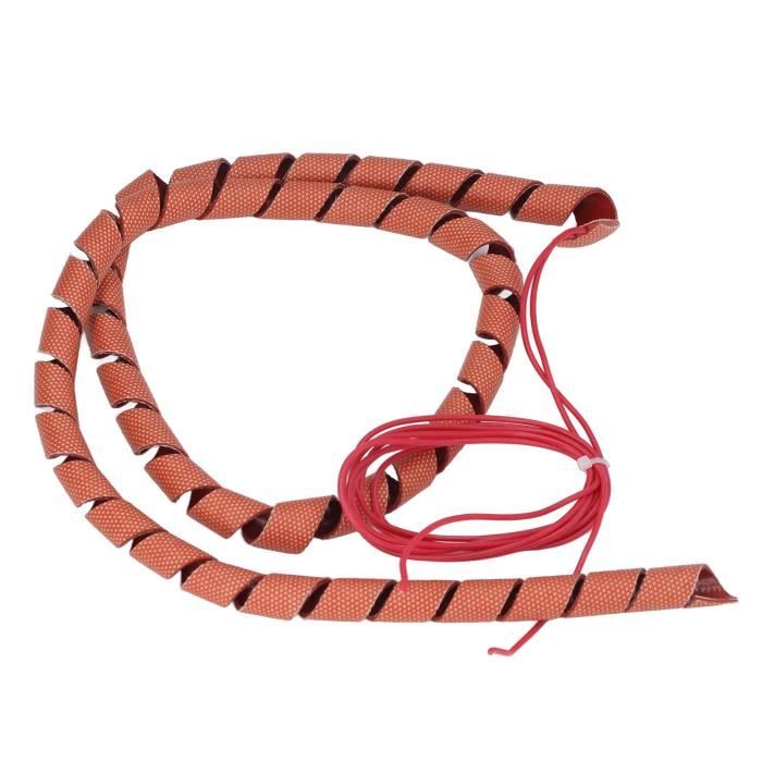 Tbest câble de traçage thermique Spirale Silicone Ruban Chauffant Tuyau ...