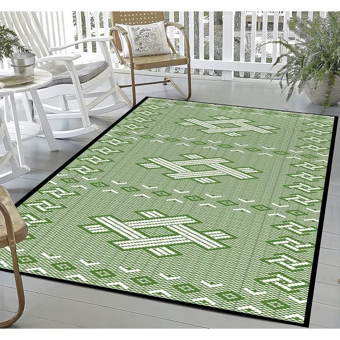 Tapis D'Extérieur En Paille Plastique Pour Terrasse, 150X100Cm, Couverture De Pique-Nique De ...