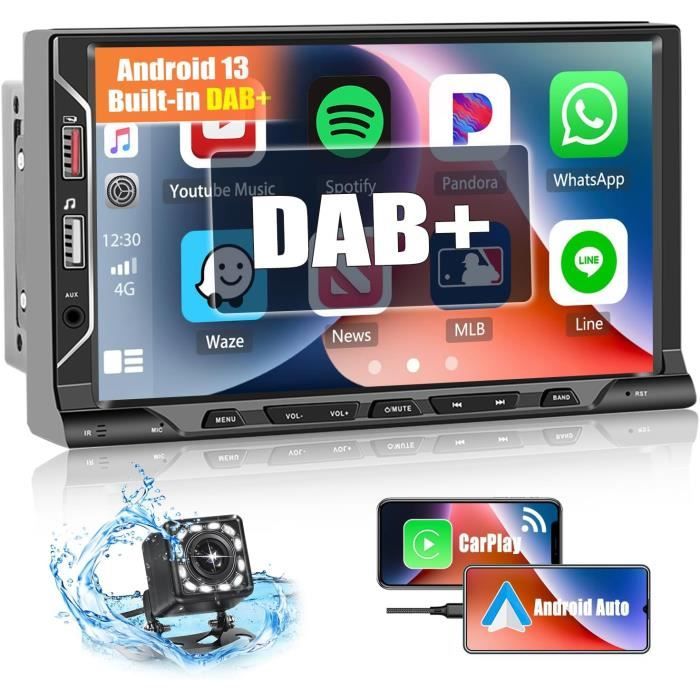 Dab+ Android 11 Autoradio Avec Carplay-Android Auto, Autoradio Gps 2 ...