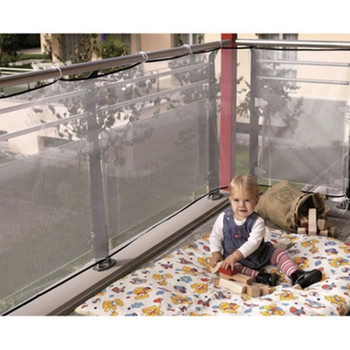 Filet de protection pour balcons filet de sécurité, transparent (29 ...
