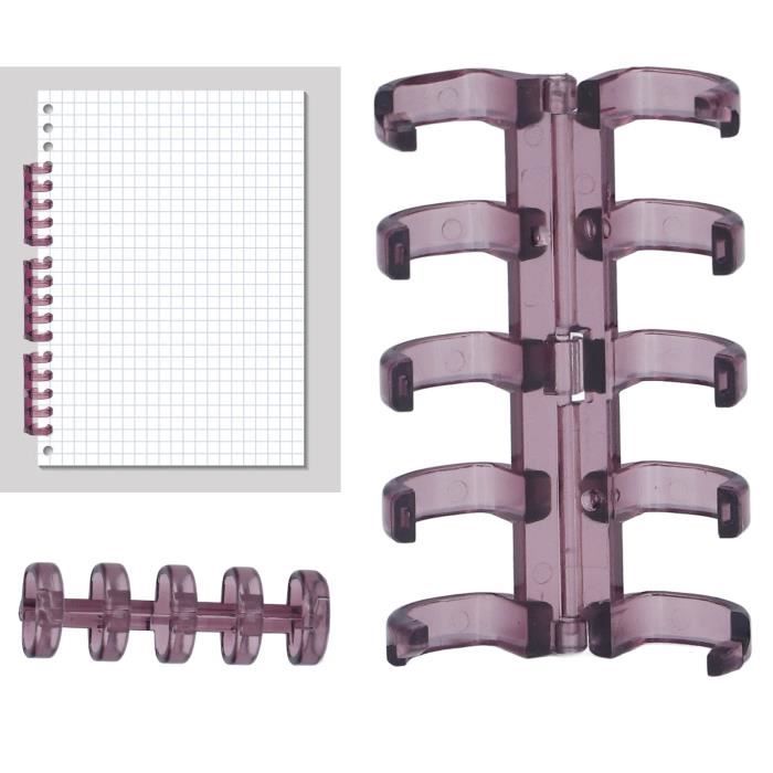 EBTOOLS Anneaux de reliure de 11 mm 20pcs anneaux de reliure design ...