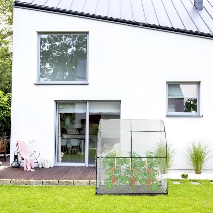 Serre de Jardin pour tomates, bache PVC, Facilement Accessible, HxLxP ...
