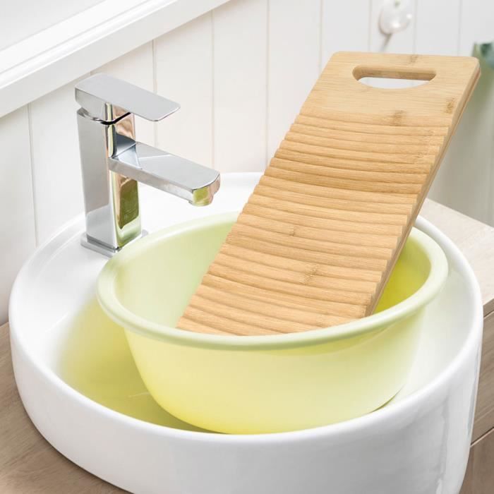 XAN Planche de lavage Planche à laver en bois épaissir des ménages ...