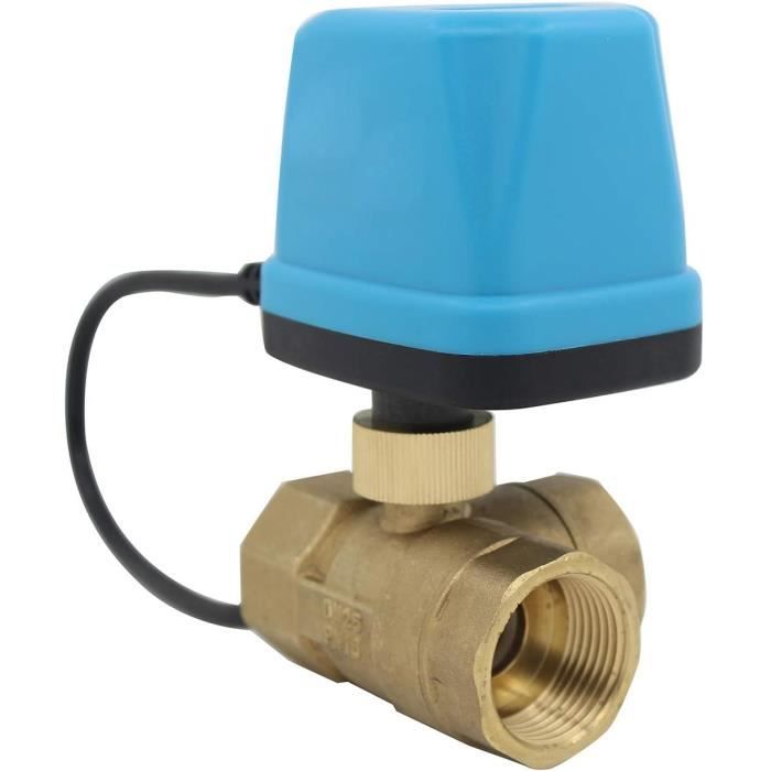 Vanne 3 Voies Motorisée 220V Electrovanne Motorisée 220V Vanne A Bille 1-2 3-4 1 1-1-4 1-1-2 ...