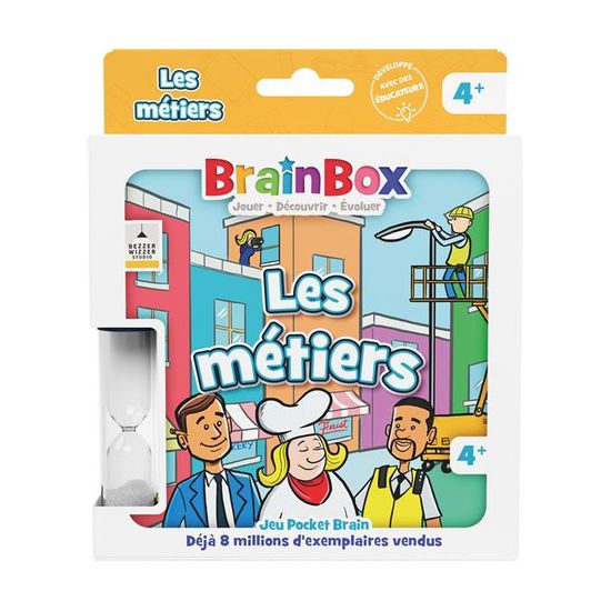 Jeu de mémoire Asmodee BrainBox Pocket : Métiers - Cdiscount Jeux - Jouets