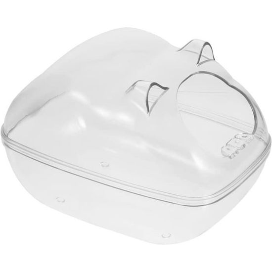 Hamster Baignoire Sable Bassin Transparent Hamster Salle de Bain Salle ...