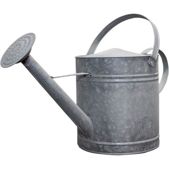 Arrosoir En Zinc, Xl, Gris Argenté, Carafe Décorative, Parterre De ...