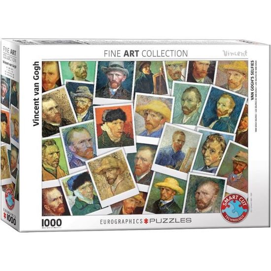 6000-5308 Puzzle Van Gogh Selfies 1000 Pièces[u5955] - Cdiscount Jeux ...