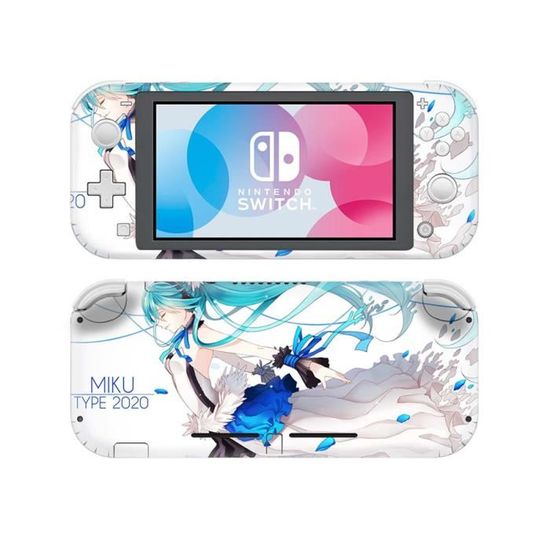 Sticker pour Nintendo Switch Lite, Hatsune Miku Autocollant Skin Anti ...