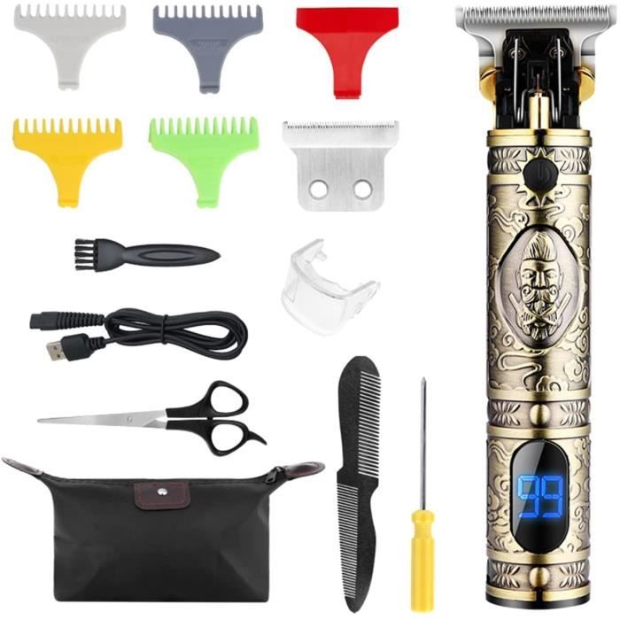 Tondeuse cheveux hommes electriques,tondeuse barbe homme professionnel,rasoir tondeuse corps nez ...