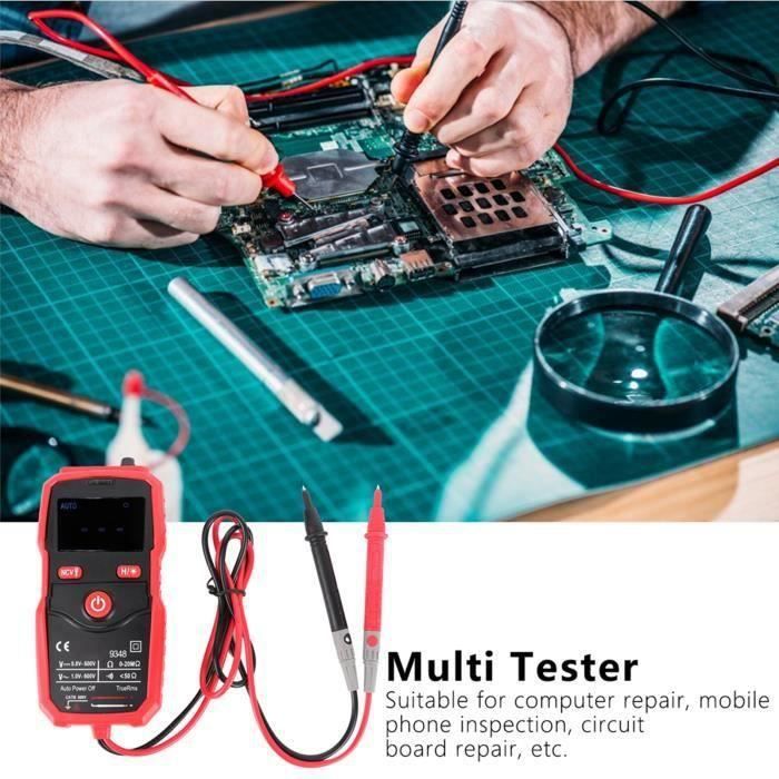 TH Testeur de multimètre UA9348 Multimètre Digital à Main Voltmètre AC ...