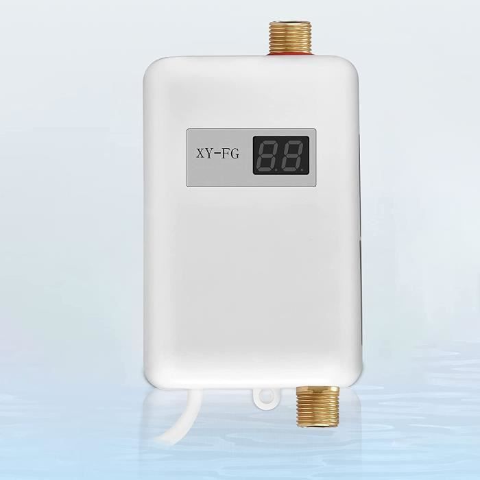 Mini Chauffe-eau électrique 220v 3800w Chauffe-eau Sans Réservoir Avec écran Lcdinstant Sous L ...