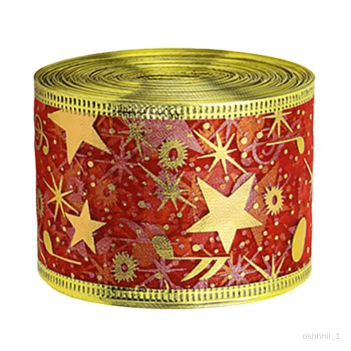 Ruban lumineux de noël, décoration d'arbre de noël, ruban pour fête ...