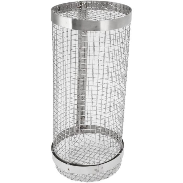 Cage de Barbecue, Panier de Barbecue Arrondi Facile à Nettoyer en Acier ...