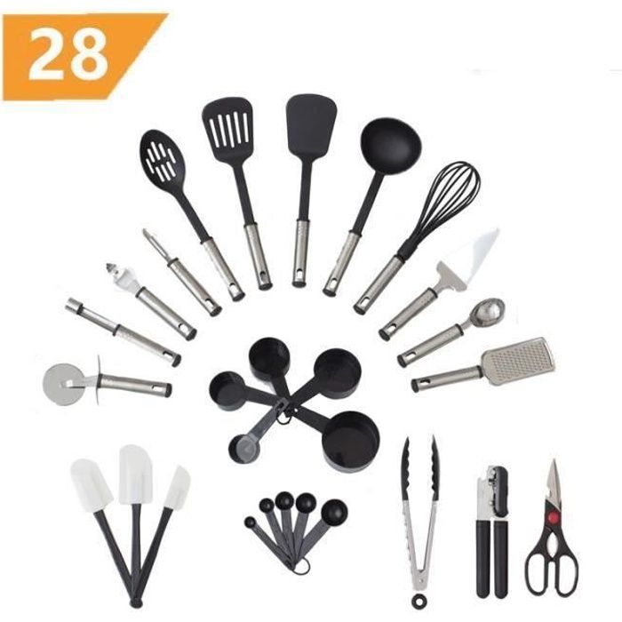 Set de cuisine 28 pièces - Accessoires de cuisine, set de cuisine, set ...