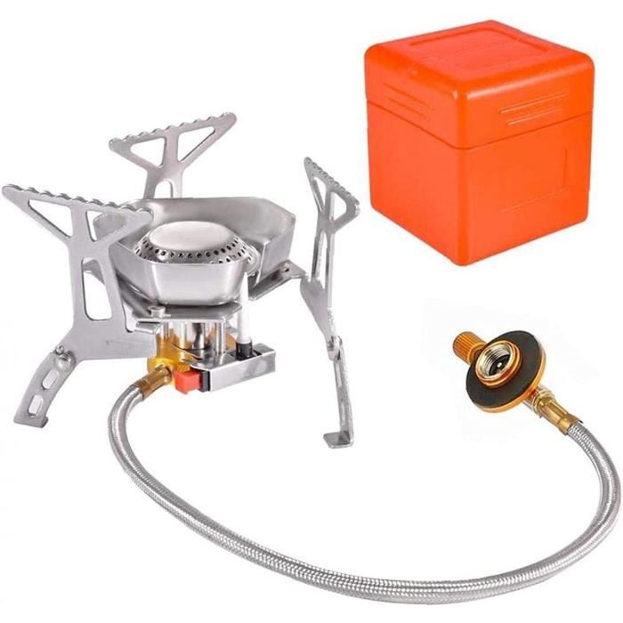 Réchaud à Gaz De Camping Portable, Réchaud De Randonnée Petit Brûleur ...