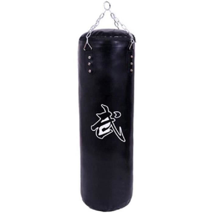 Sac de Boxe 60 à 120 cm Sanda entraînement de Boxe en Cuir PU Sacs de ...