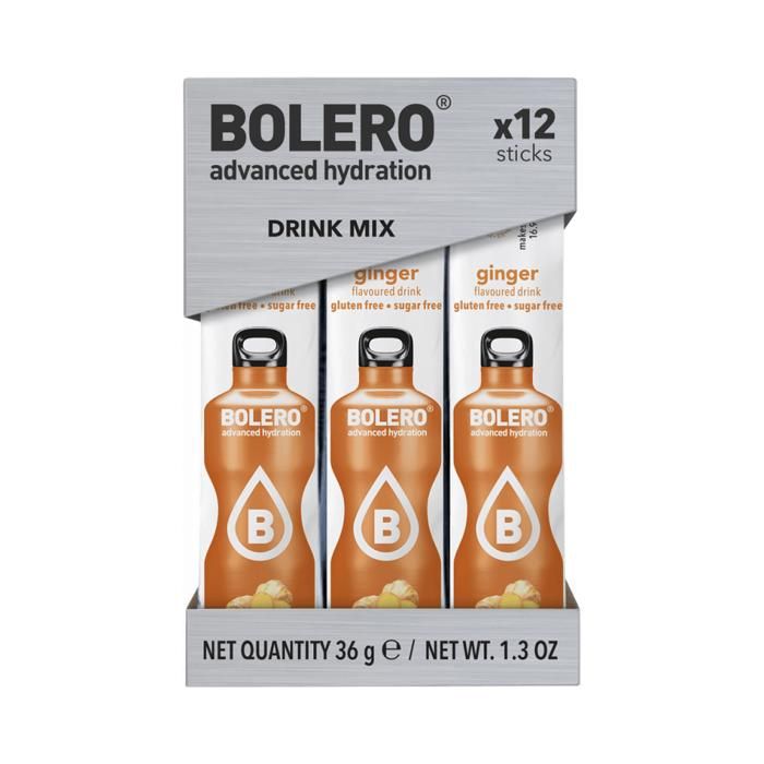 Bâtons 12x3g Gingembre Bolero Boisson Energetique pour le Sport ...
