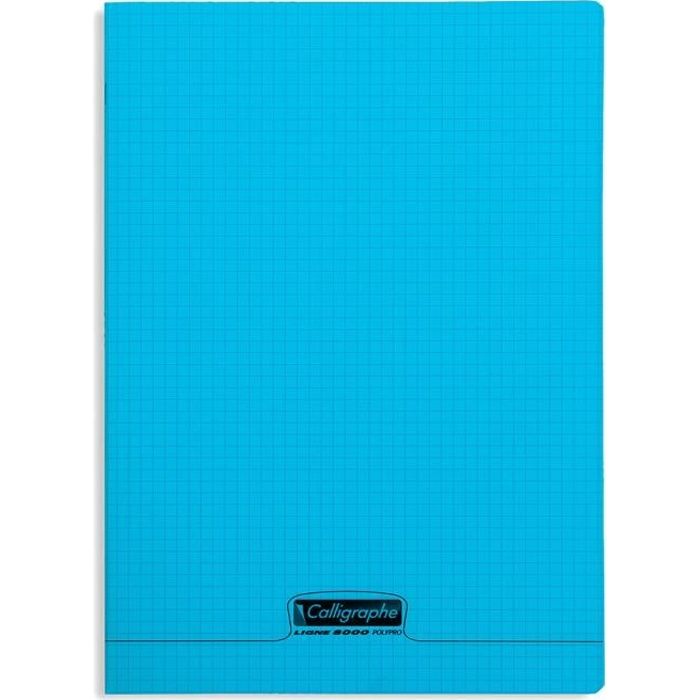 Cahier Polypro bleu CALLIGRAPHE 24x32 48p Petits Carreaux 5x5 90g ...